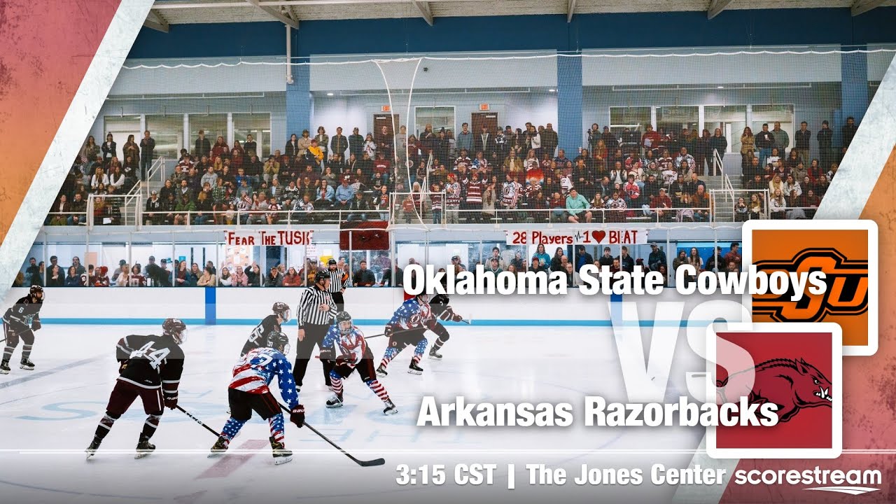 Arkansas vs Oklahoma State Game 2 (ACHA Hockey) - YouTube