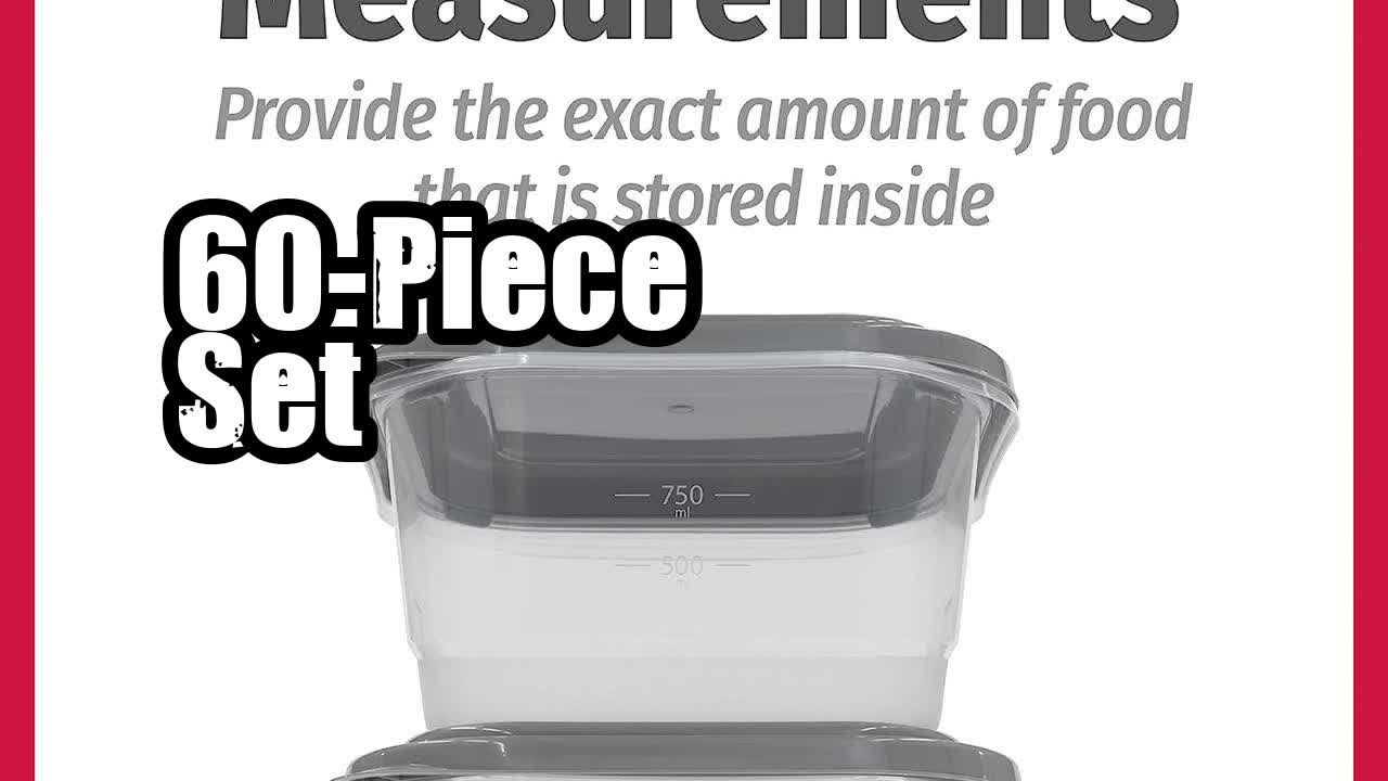 Review of the GoodCook EveryWare 60 Piece Plastic Food Storage ...