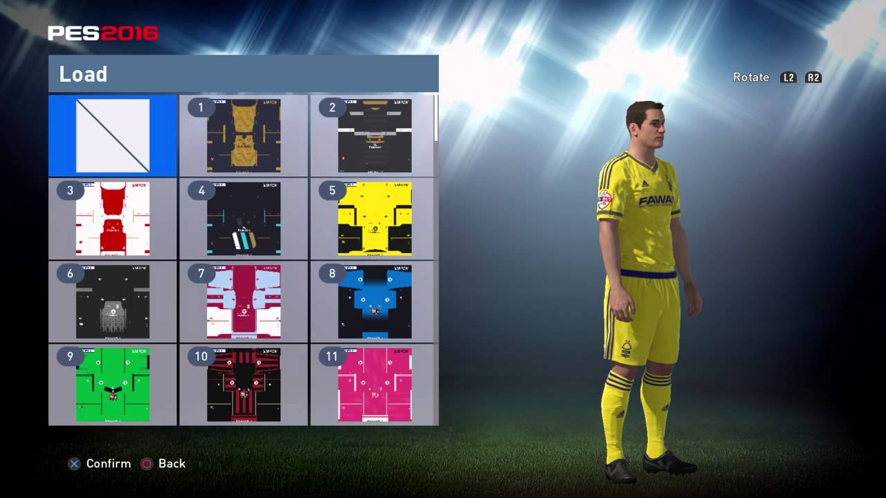 PES World PES 2016 Middlesbrough FC kit instructions - YouTube
