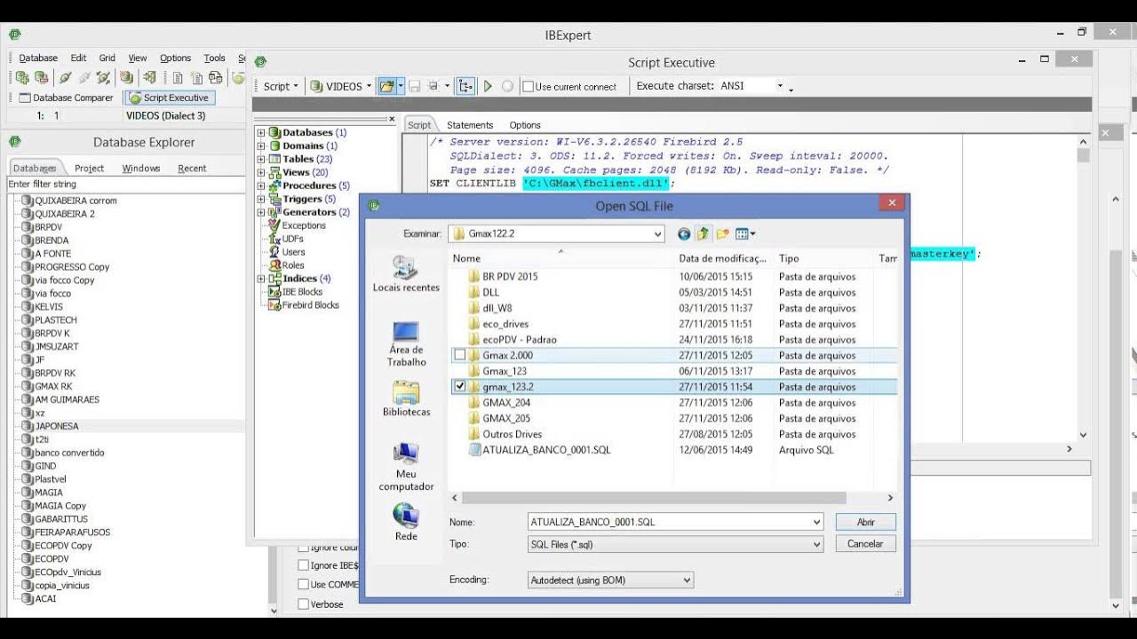 Atualizando Banco De Dados Firebird Pelo Ibexpert 1 - YouTube