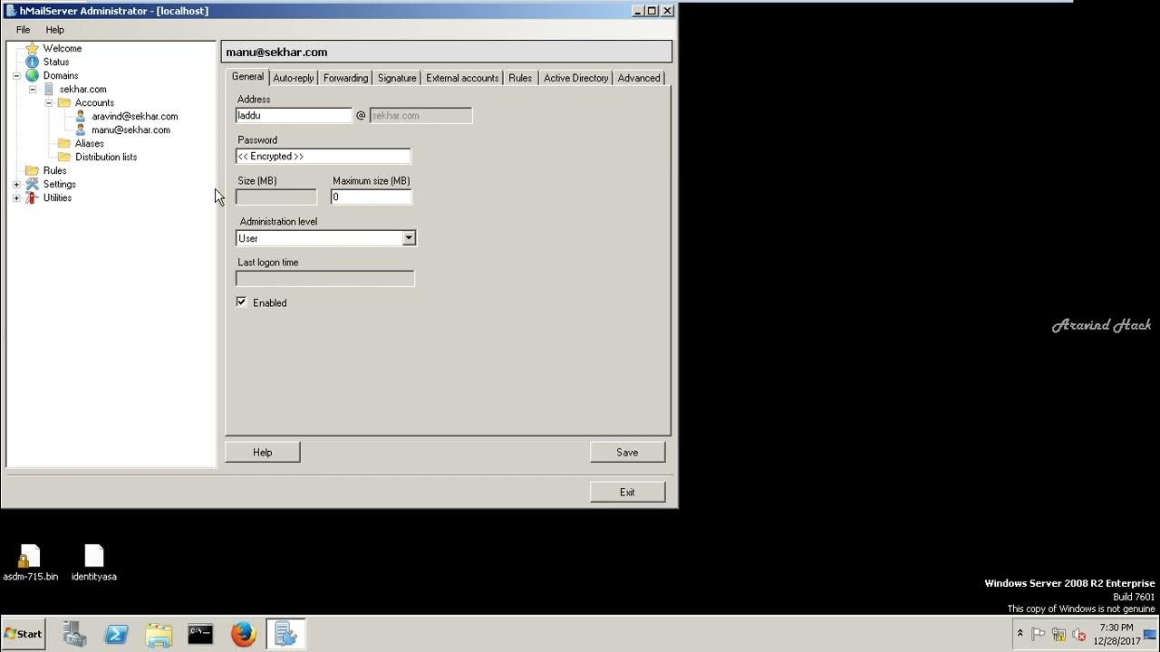 hmailserver configuration step by step hmailserver download & setup - YouTube