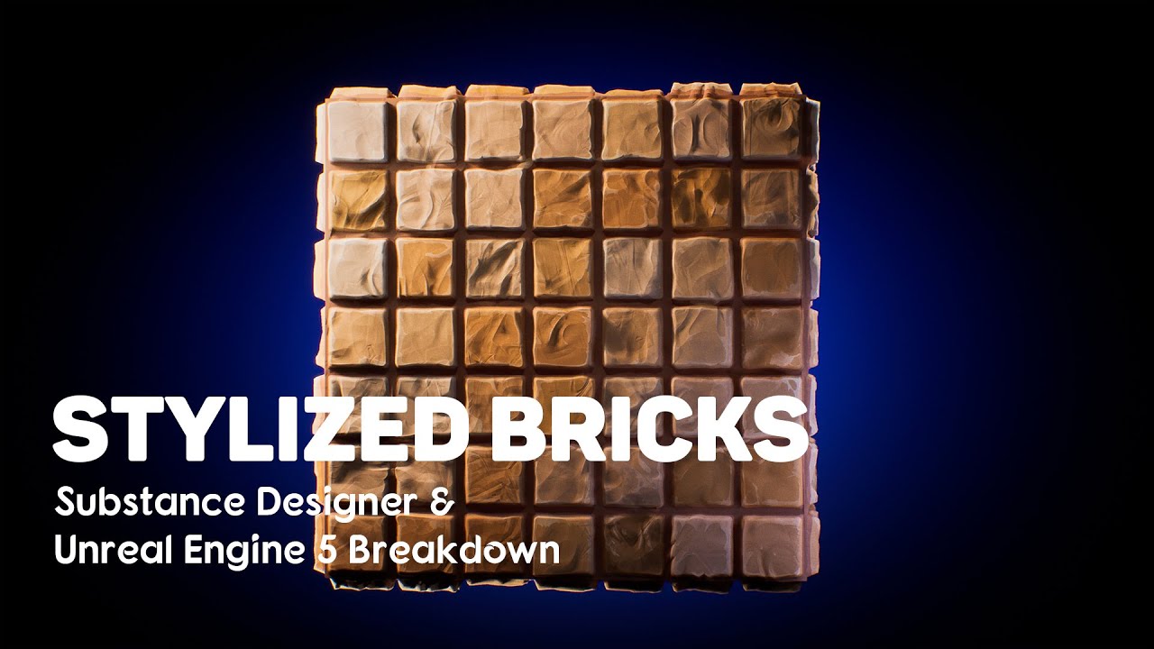 Stylized Bricks Material | Substance Designer 3D & UE5 Breakdown - YouTube