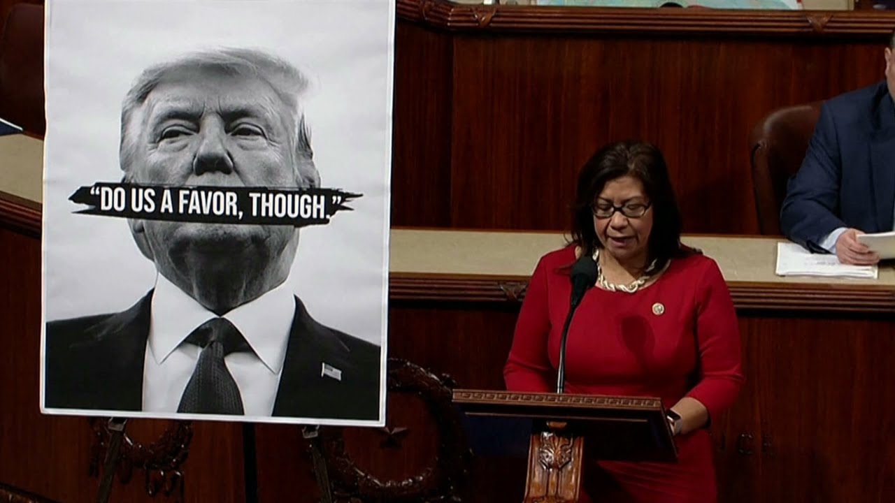 Trump Denounces Historic Impeachment Vote As Inquiry Goes Public Youtube