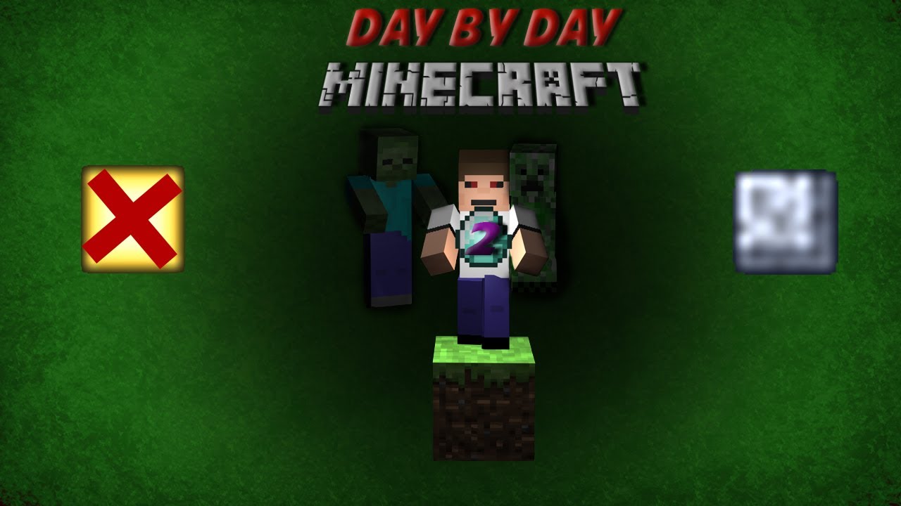 Day By Day Minecraft 2 [Day] - House Foundation! - YouTube