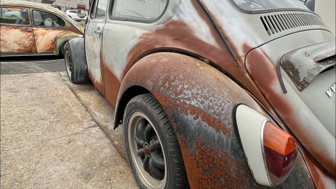VW Beetle 1972 Saved from breaking. Repairing the RUST !! - YouTube