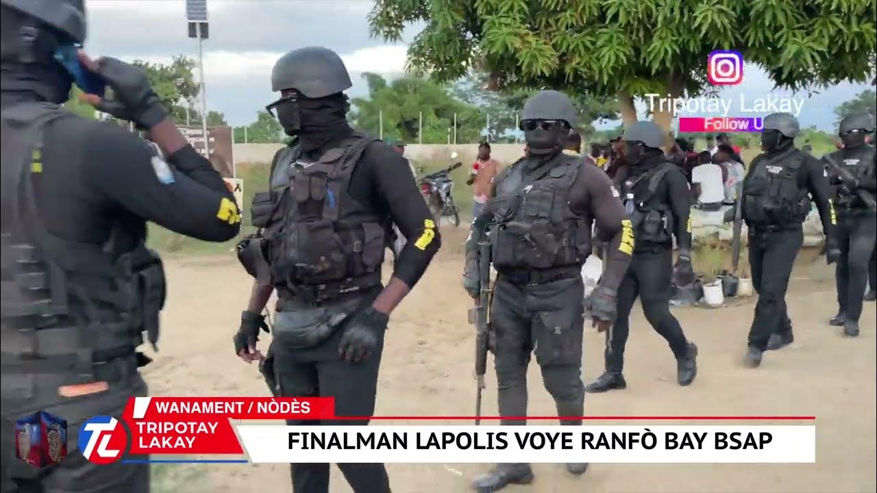 Bòn nouvèl! Finalman lapolis voye ranfò bay BSAP ak moun Wanament pou kanpe anfas sòlda ...