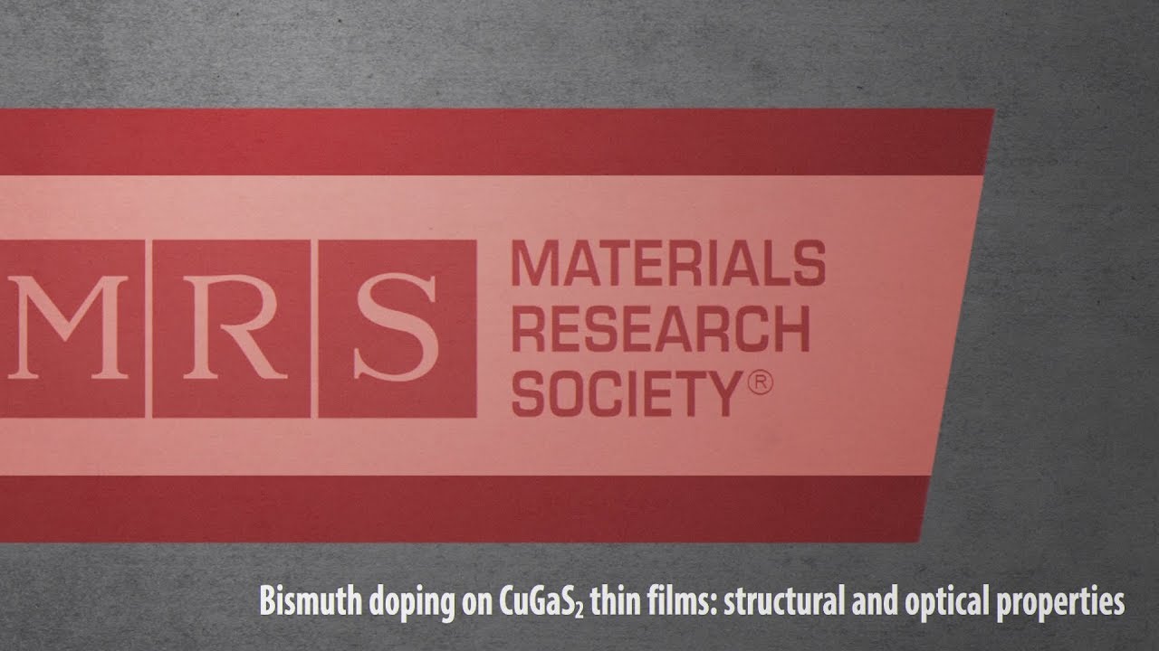 MRS Communications - Bismuth doping on CuGaS2 thin films: structural ...