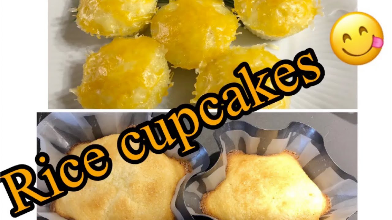 How to cook bibingka or Putong bigas (rice cupcakes) bake or steam ...
