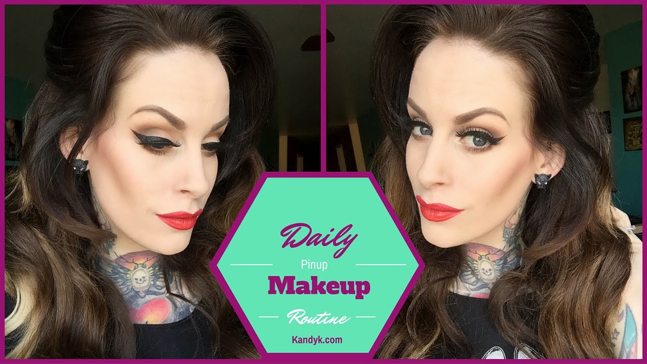 Daily Makeup Routine - Kandy K - YouTube