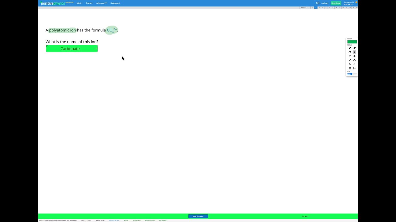 Chemistry - Advanced Ionic Compounds - Polyatomic Ions: Naming Ions ...