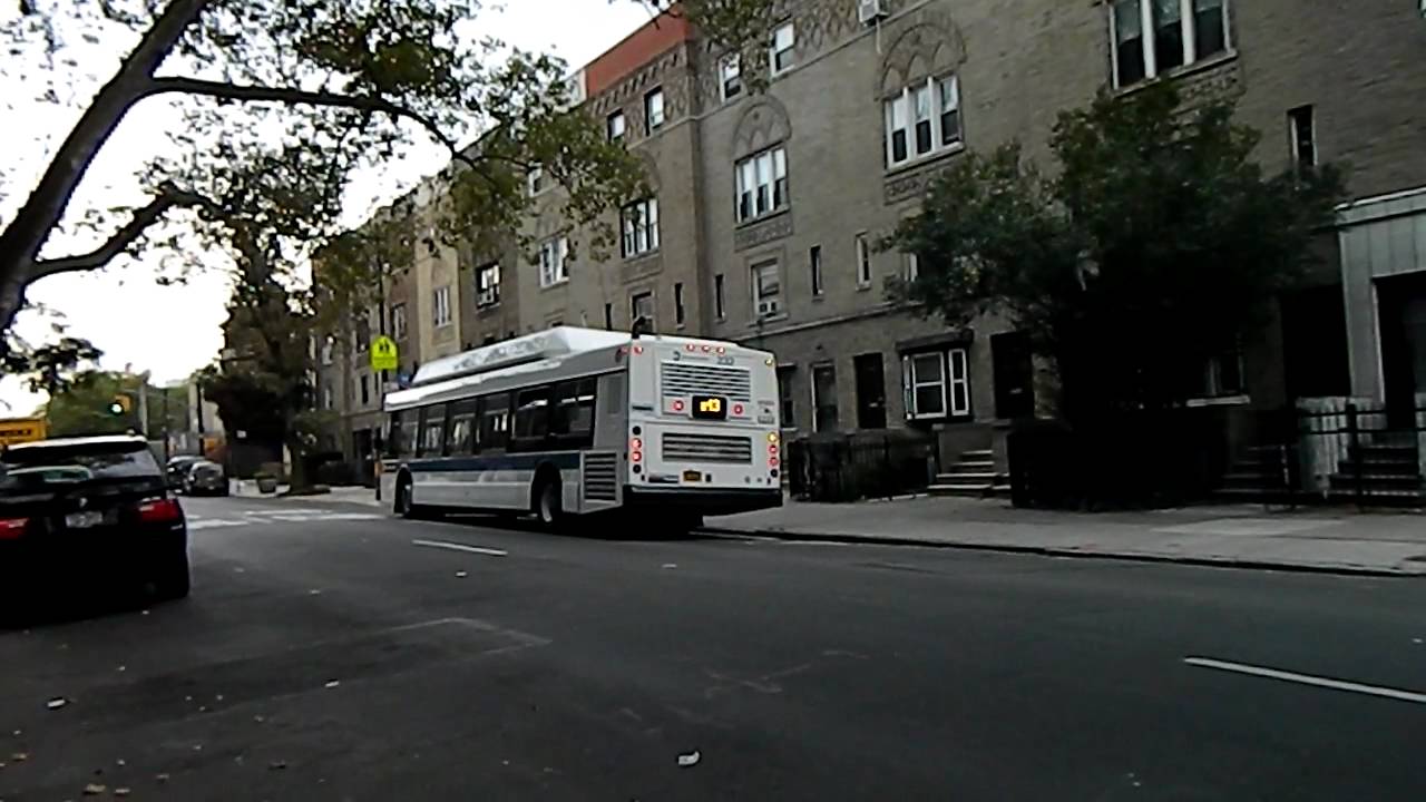 MTA NYCT 2011 New Flyer Industries C40LF CNG Low Floor #232 on the B43 ...