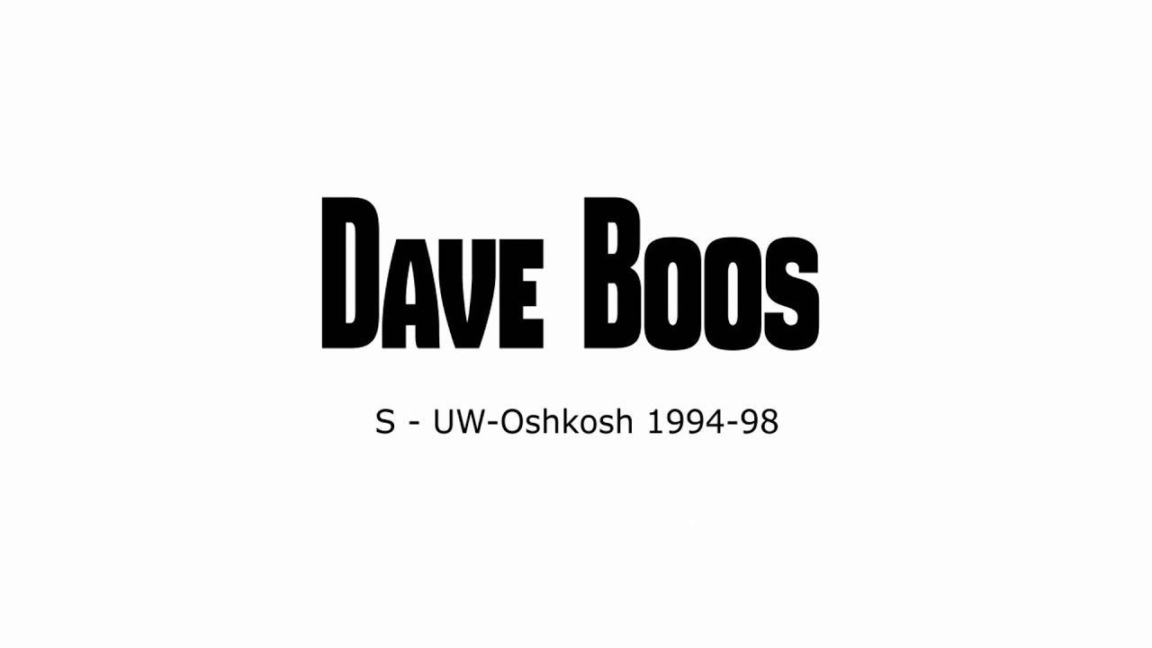 Boos, Dave - YouTube