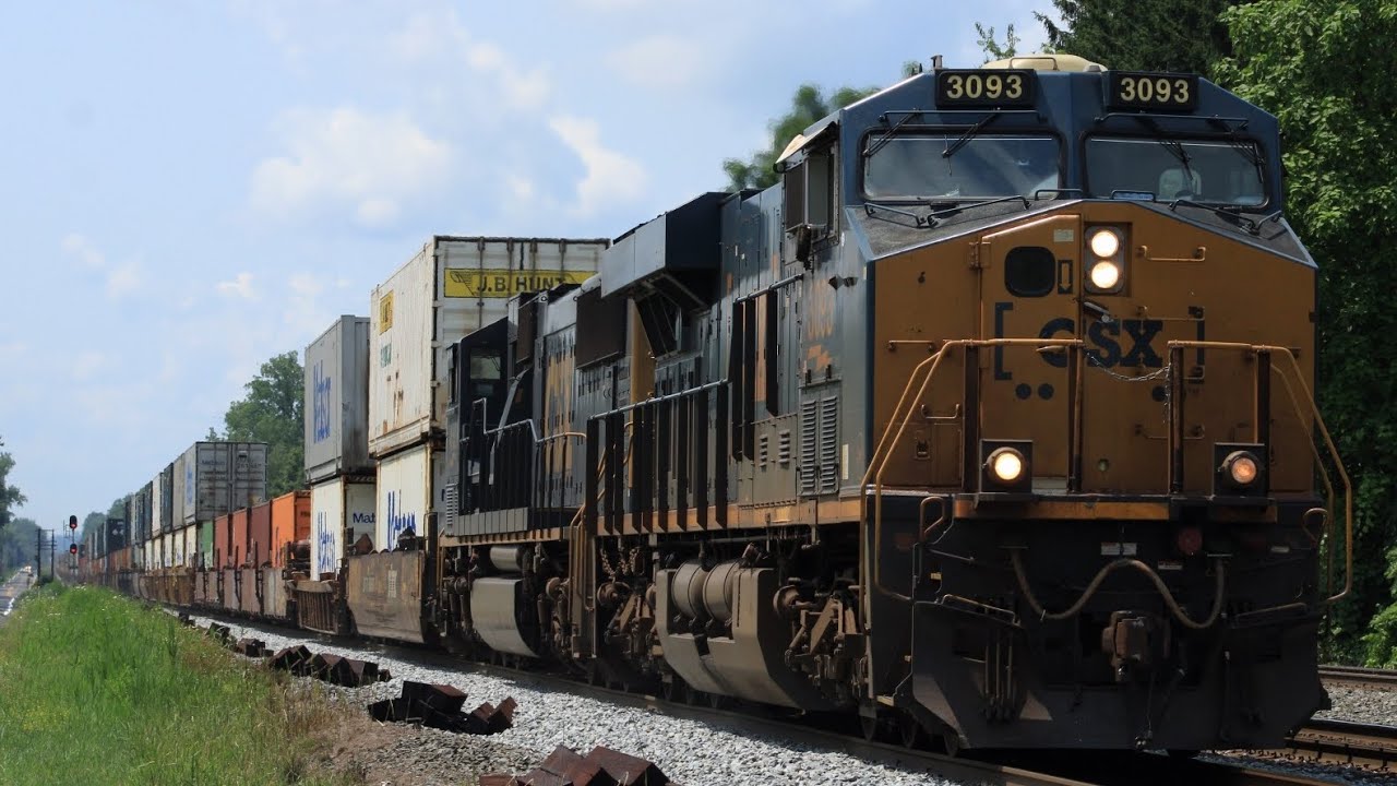 CSX, Amtrak, and NS (Train info in Description(7/13/24)) - YouTube