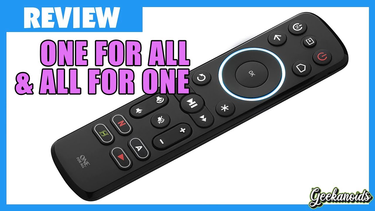 One For All Streamer Universal Remote Review URC7935 - YouTube
