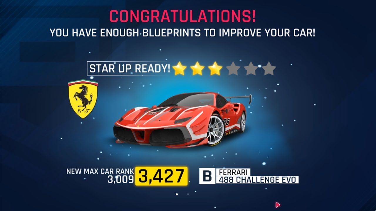 Opening Ferrari 488 GTB Challenge Evo Packs - Asphalt MADNESS - YouTube