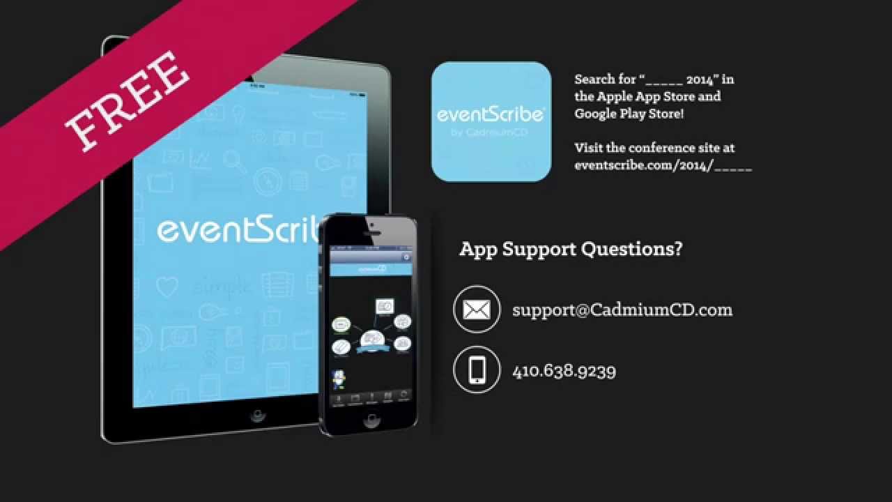 CadmiumCD's eventScribe® Mobile App - YouTube
