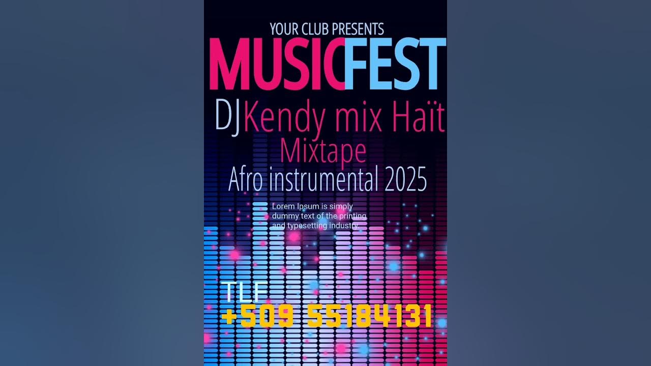 Mixtape afro instrumental DJ kendy mix Haïti - YouTube