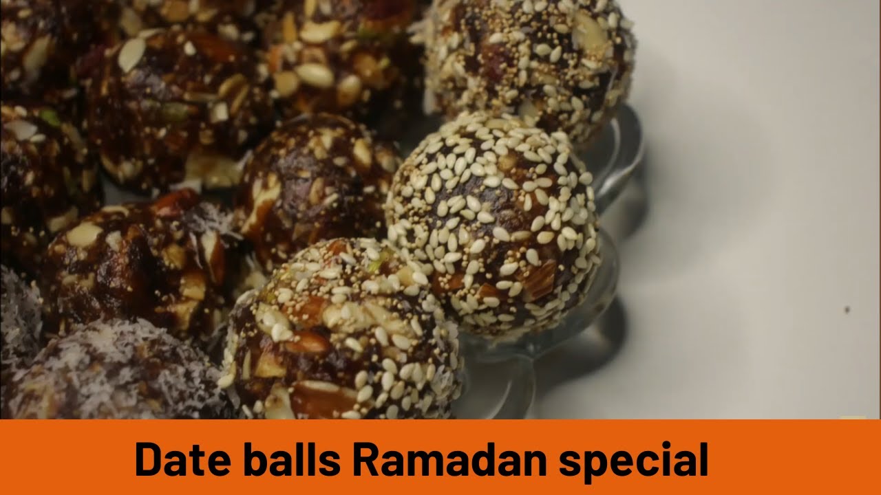 date balls with dry fruit |how to make date balls with coconut |our ...