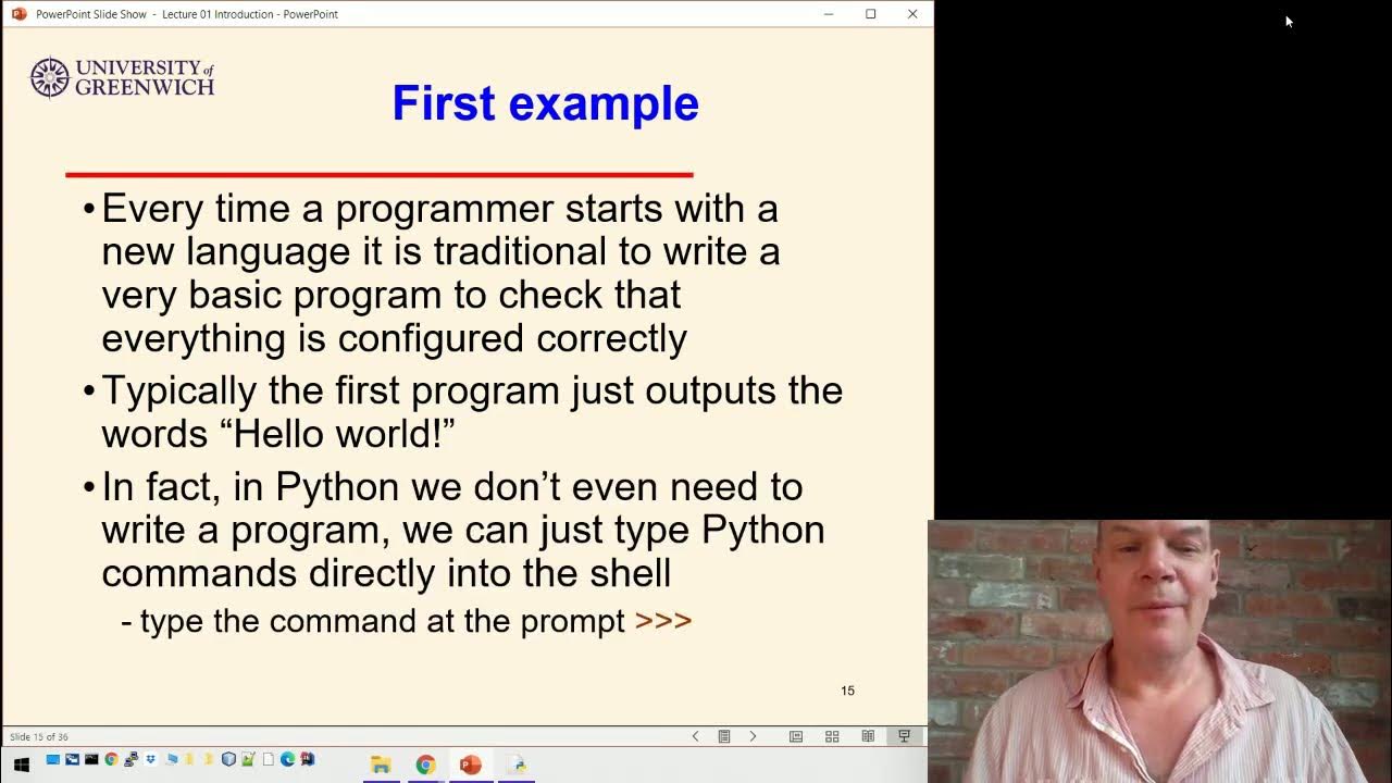 Python 01-3: Introduction - Using the Python Shell - YouTube