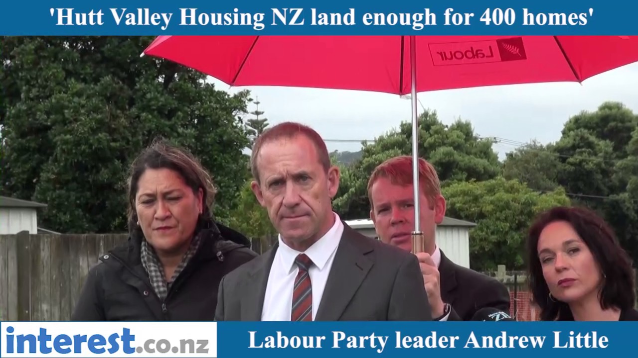 Andrew Little on Hutt Valley Housing - YouTube