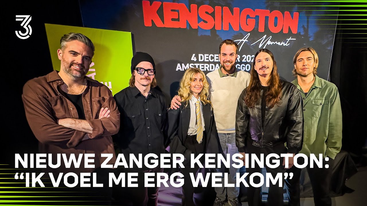 Kensington is terug met nieuwe zanger Jason Dowd! Wijnand interviewt ze ...