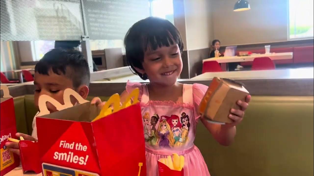 McDonald Happy Meal For Kids - YouTube