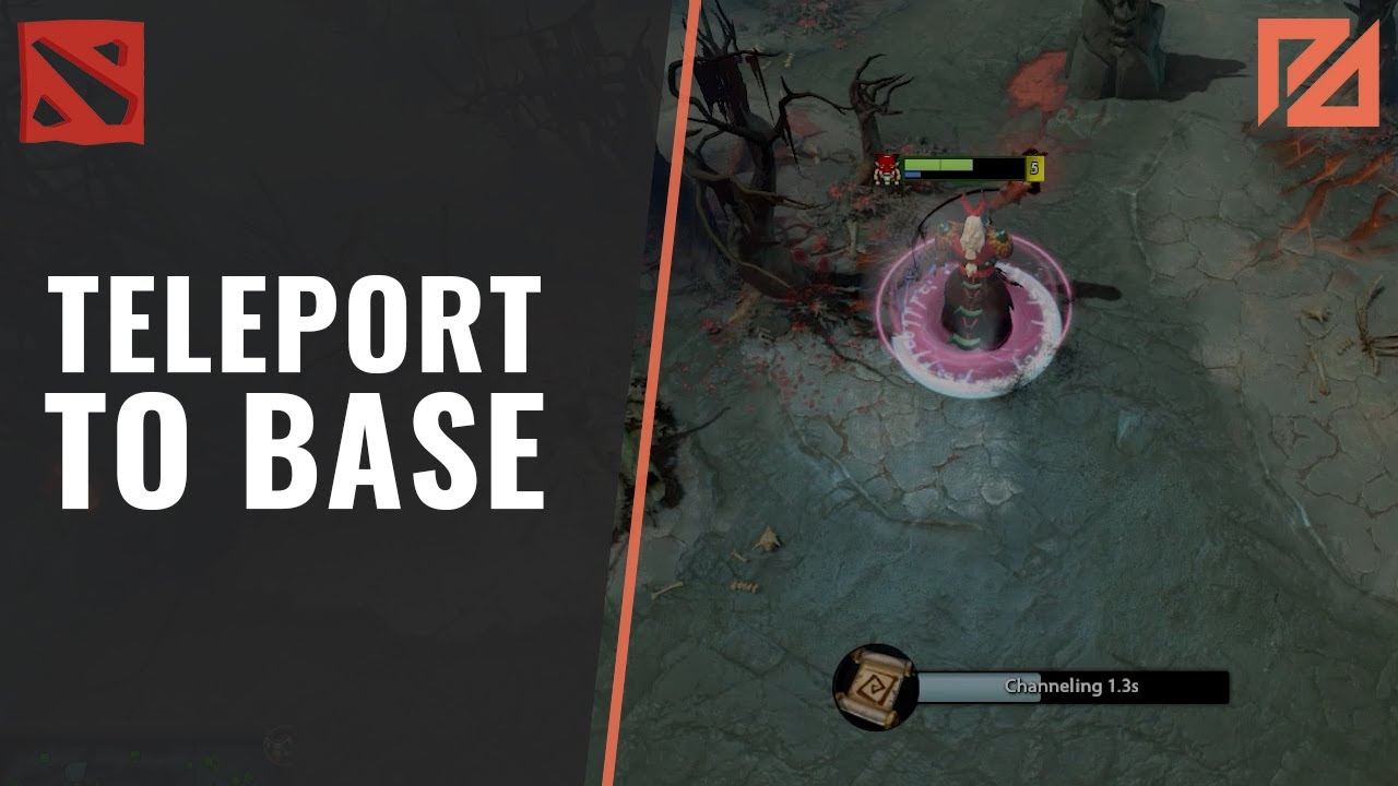 How to Teleport to Base in Dota 2 - YouTube