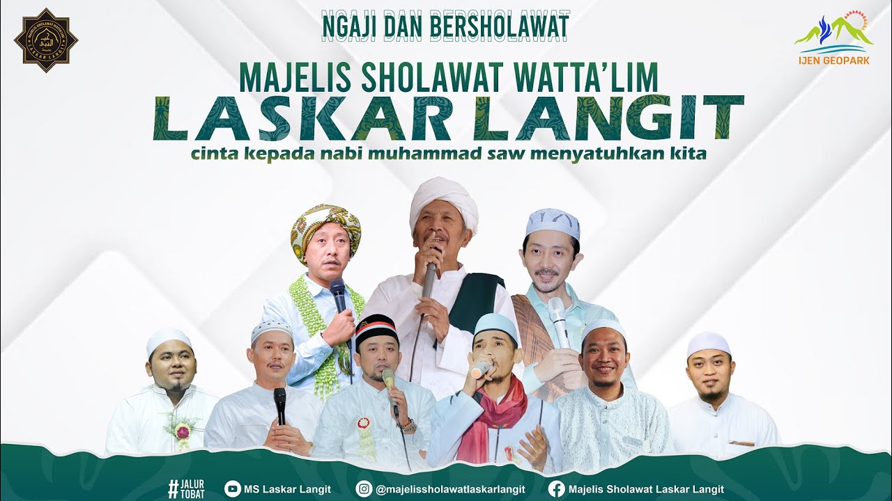 LIVE : ROAD SHOW MAJELIS SHOLAWAT LASKAR LANGIT | REST AREA KAWAH IJEN ...
