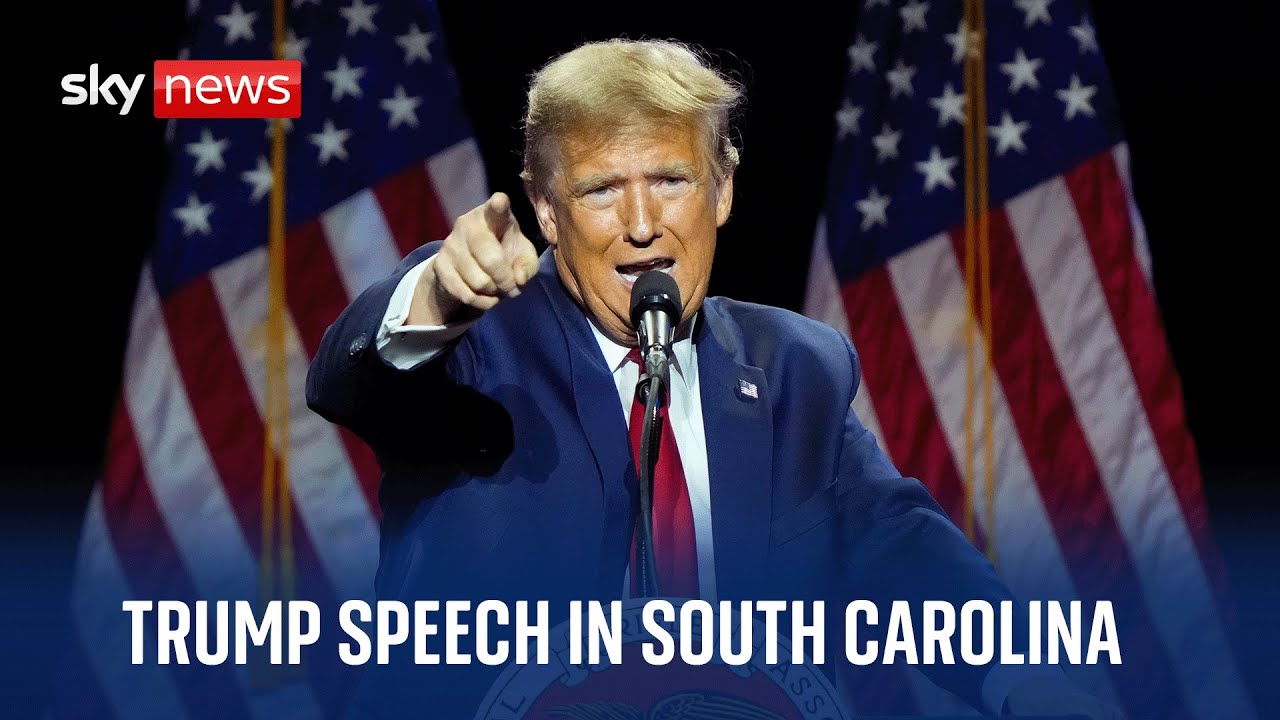 Donald Trump delivers speech in South Carolina - YouTube