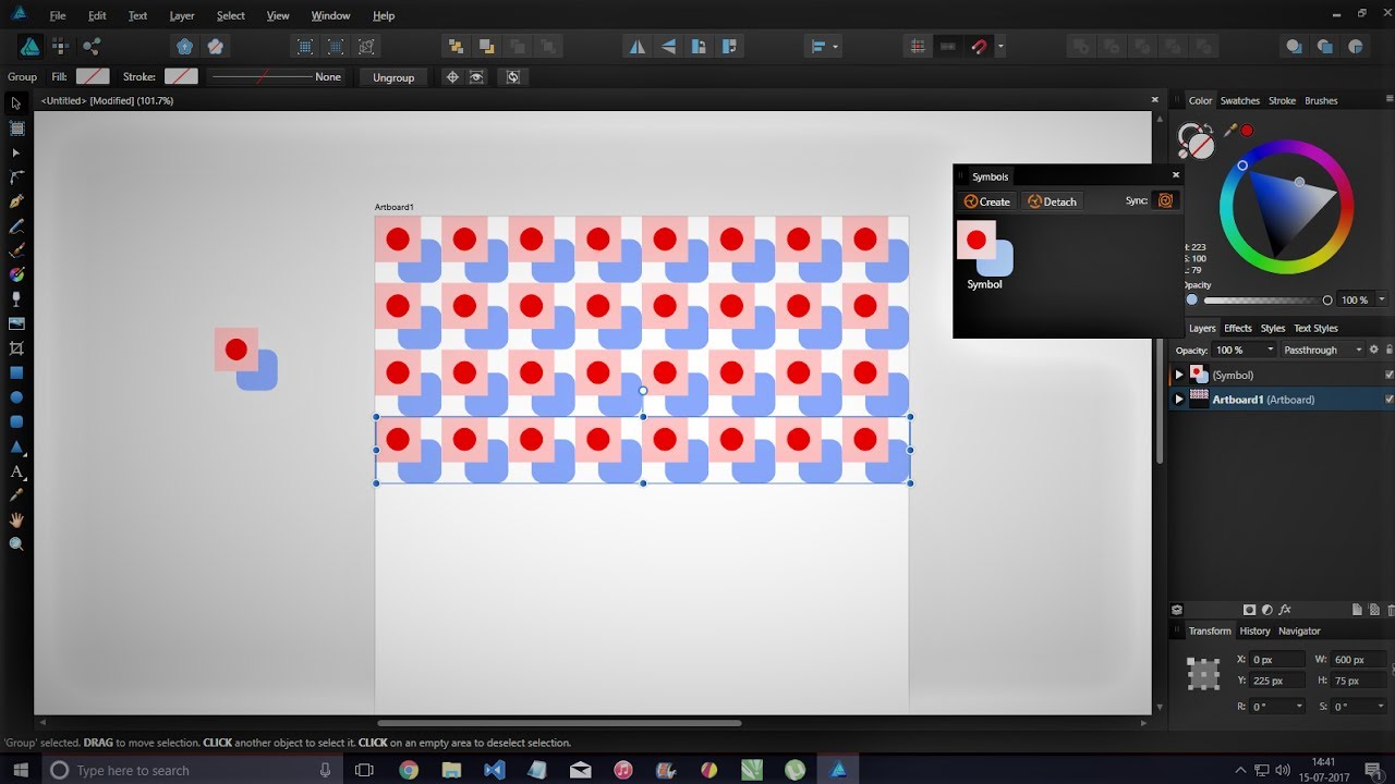 Affinity Design | Patterns | tutorial 📝 - YouTube