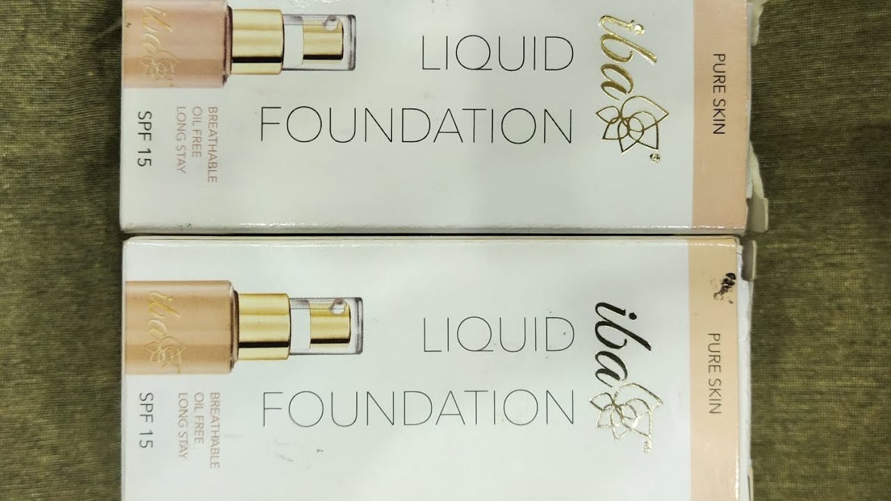 Iba Liquid Foundation for Natural skin tone and Snow white #video # ...
