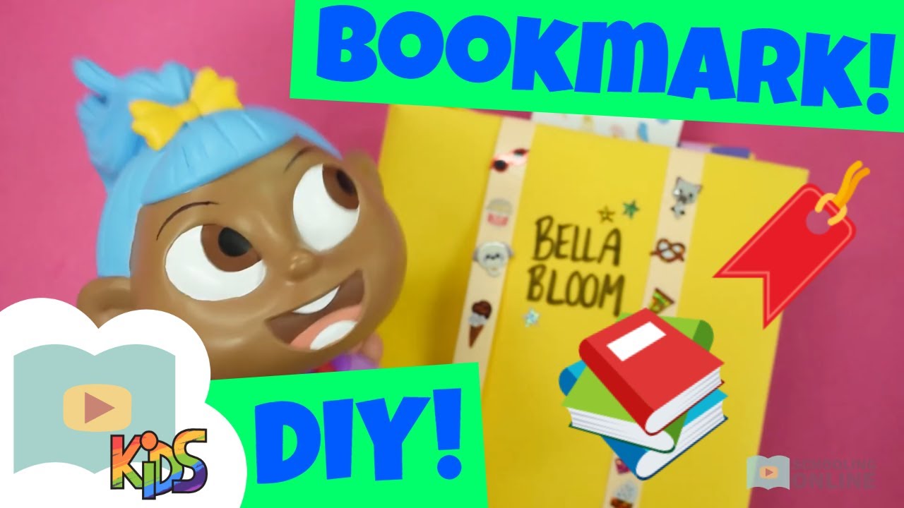How to Make a Bookmark (for kids) - YouTube