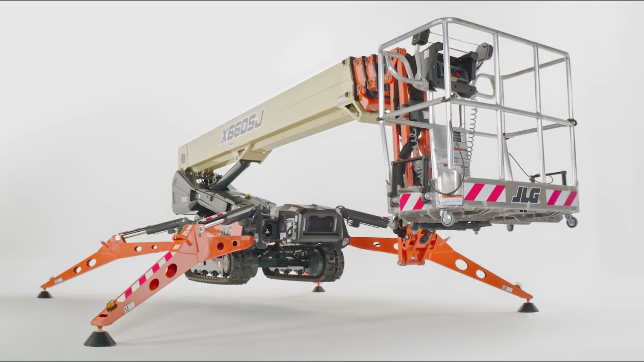 Tour the JLG® X660SJ Compact Crawler Boom Lift - YouTube