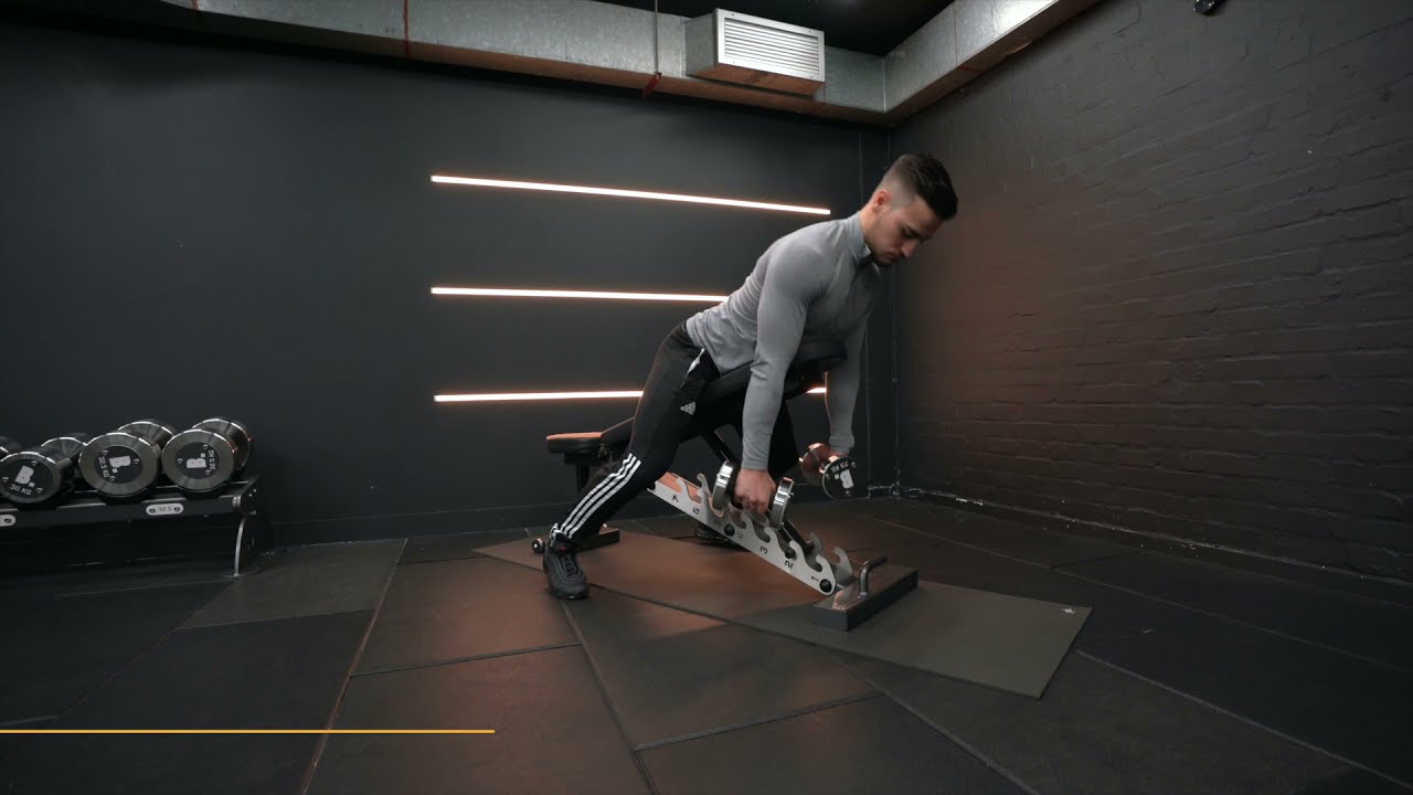 Incline Prone Reverse DB Fly | Optimum Whealth - YouTube
