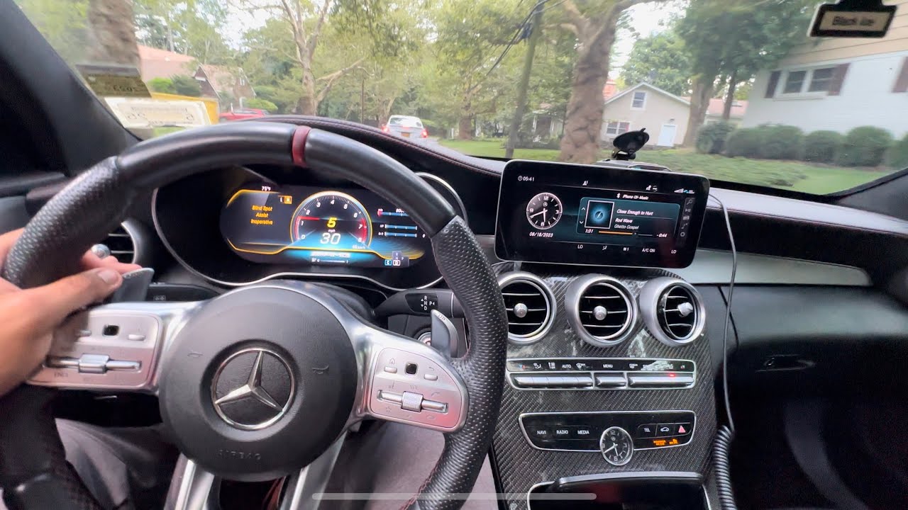 2020 MERCEDES-AMG C63 POV **PULLS” (COPS) - YouTube