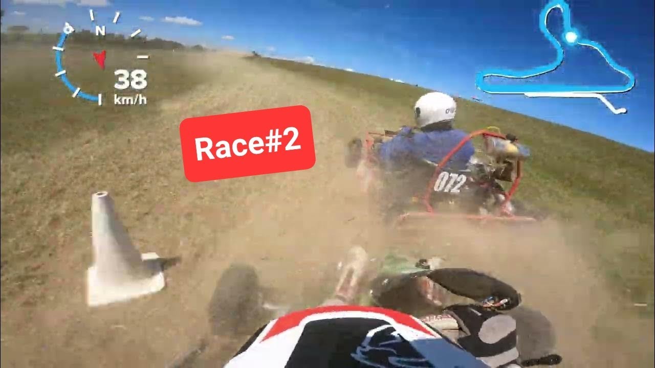 Southern Grass Go Kart points race #2 in Woodlands - YouTube