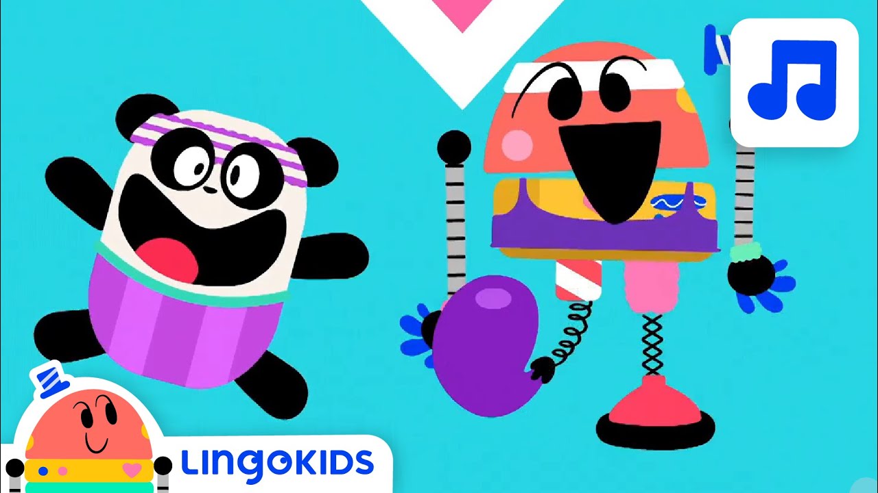 Don't Stop Baby Bot ⚡🤖 Family Workout and Dance 👯 Lingokids 🎶 Songs ...
