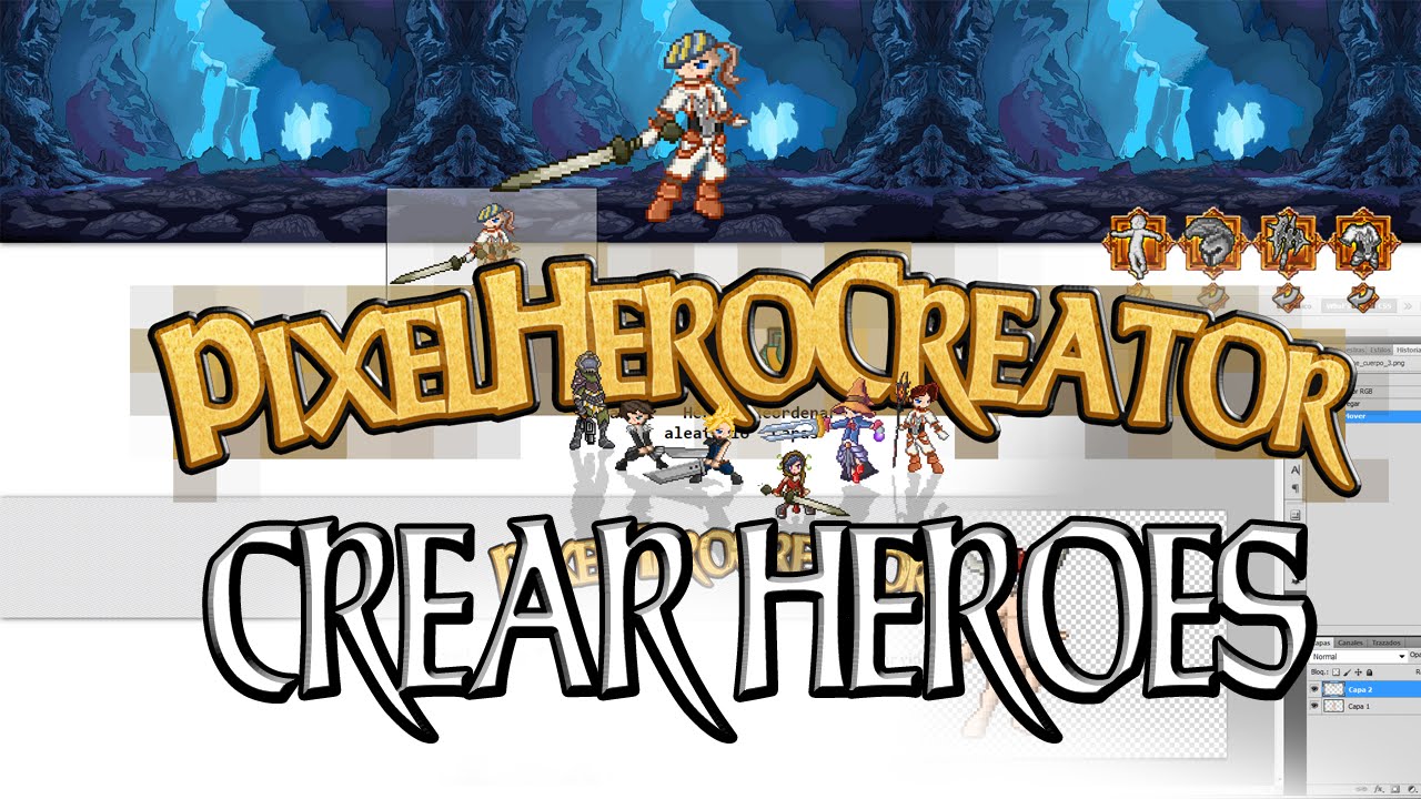 Pixel Hero Creator - Cómo crear tus propias armaduras - YouTube