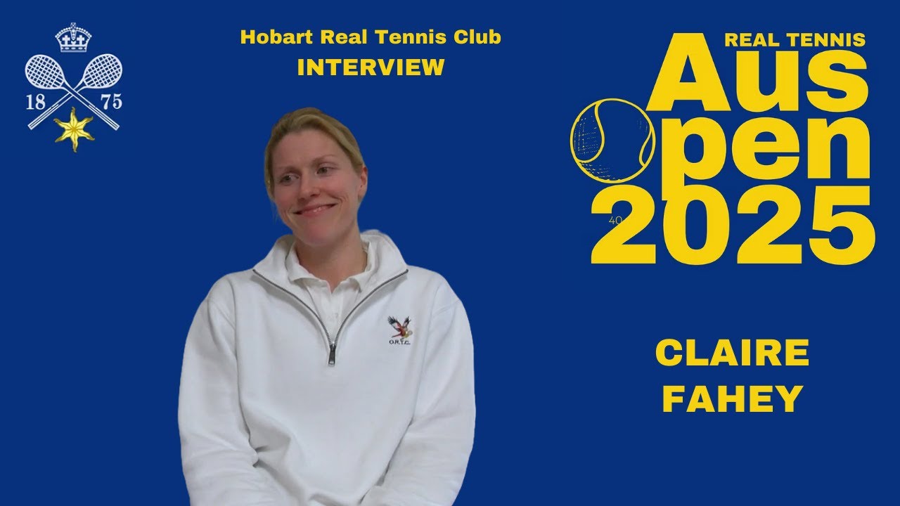 Claire Fahey - Pre Tournament Interview - Real Tennis Australian Open ...