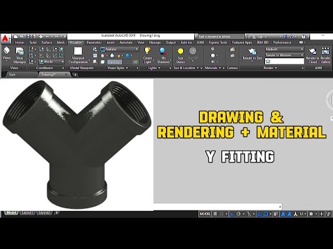 Y Fitting 3D di AutoCAD - YouTube