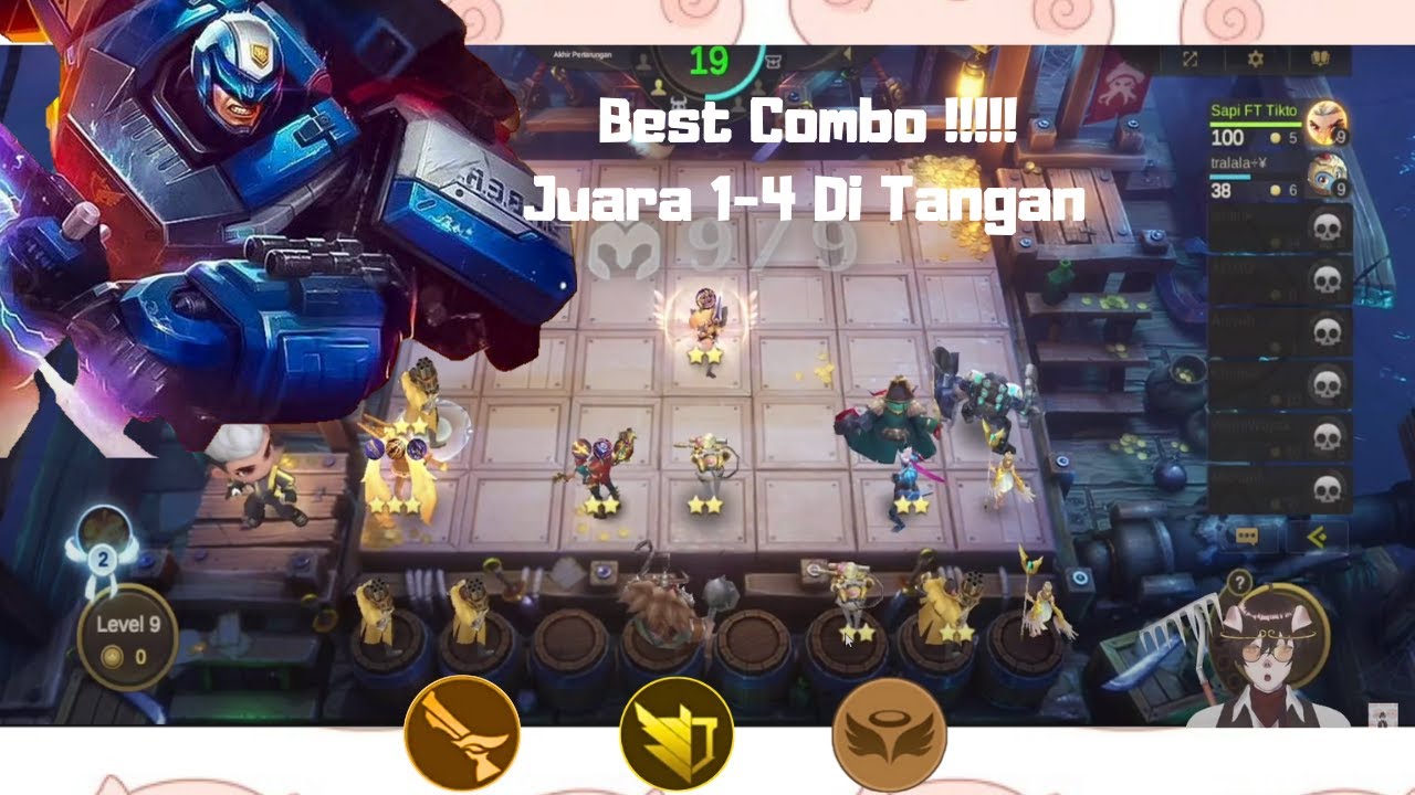 COMBO OP WARIOR KE MHYTIC !!! BEST COMBO MAGIC CHESS || Magic Chess Indonesia - YouTube