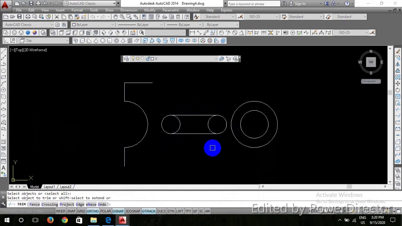 how to draw adjusting arm in autocad - YouTube