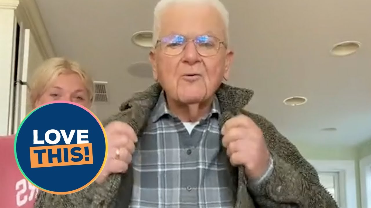Gramps does viral TikTok 'Fit Check' 👴🤣 | SWNS - YouTube
