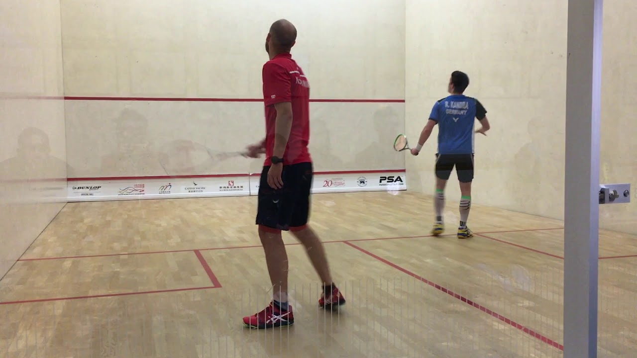 HK SQUASH OPEN 2017 MEN'S QUALIFYING DRAW ROUND 2: Nicolas Mueller VS ...