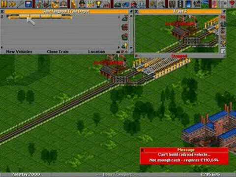 OpenTTD trains demo 1 - YouTube