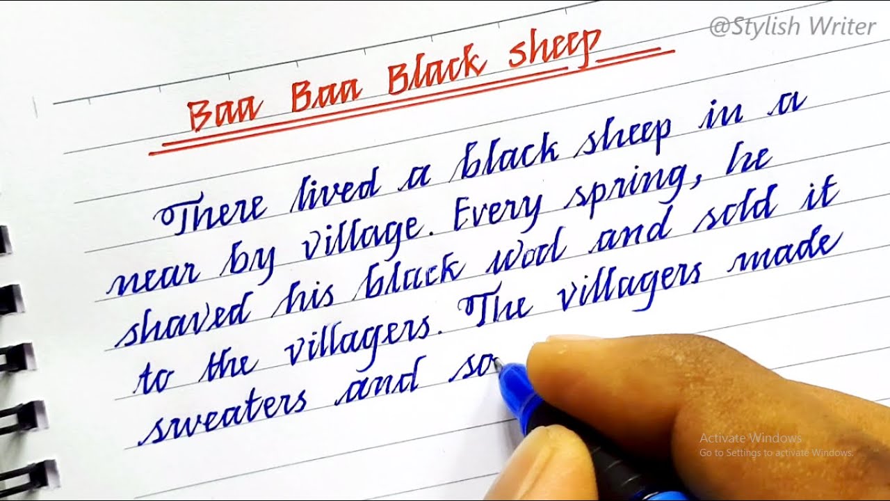 Story: Ba Ba Black Sheep |English Moral Story |Beautiful Sharp Edge ...