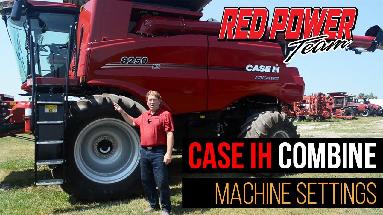 Case IH Combine | Machine Settings - Red Power Team Combine Tips - YouTube