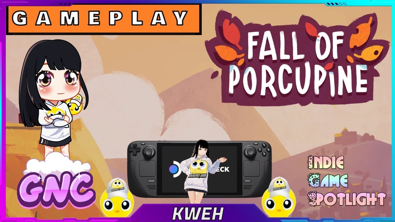 Fall of Porcupine | GAMEPLAY | PC/STEAM DECK | Indie Game Spotlight ...