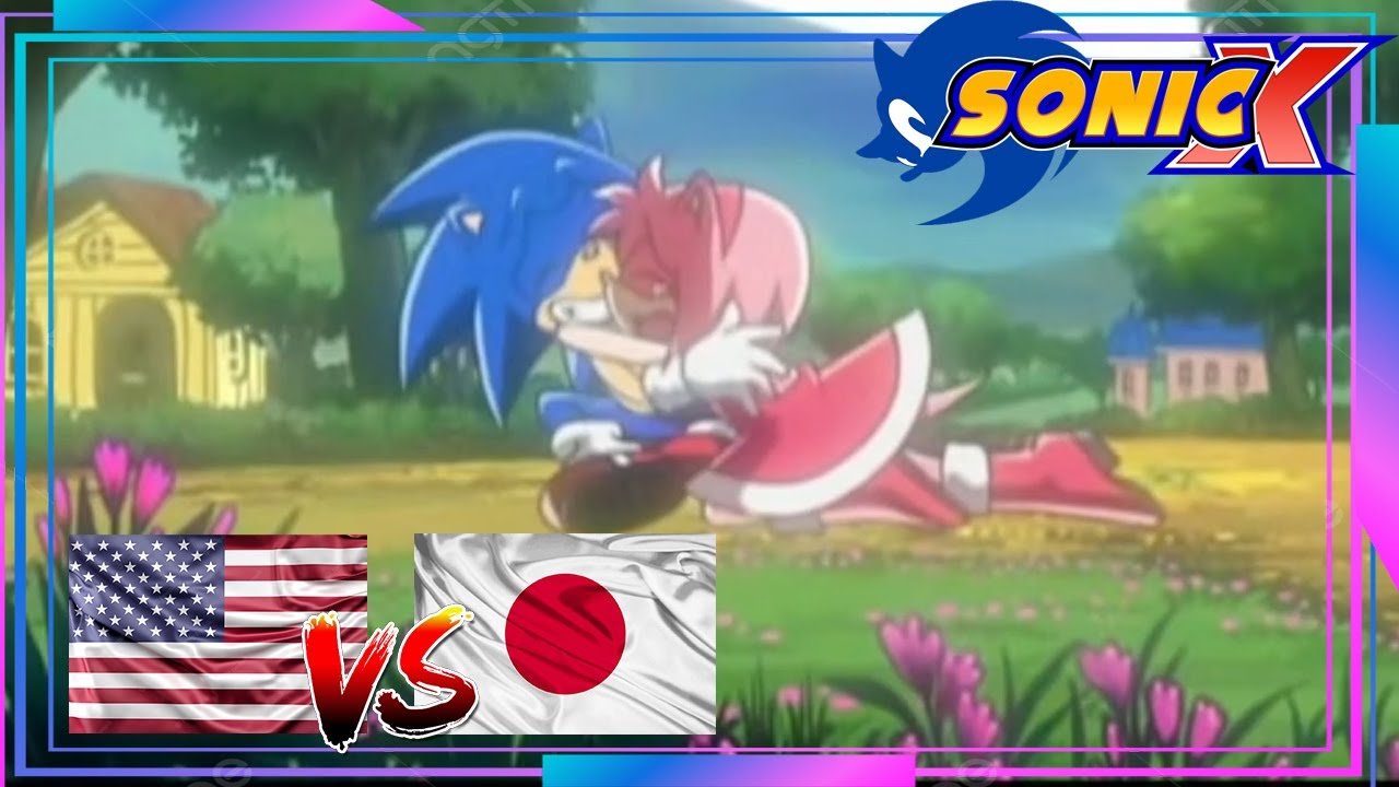 "La Escena más SonAmy de la franquicia" Sonic X Ep.52 Ingles Vs Japonés ...