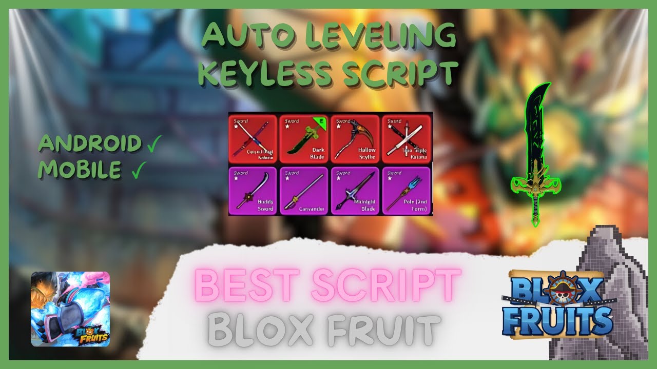 Auto Farm Lite Script (Support Mobile) | KEYLESS | Blox Fruits - YouTube